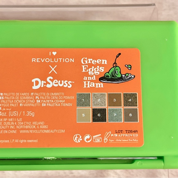 Makeup Revolution | Makeup | I Heart Revolution X Dr Seuss Green Eggs ...